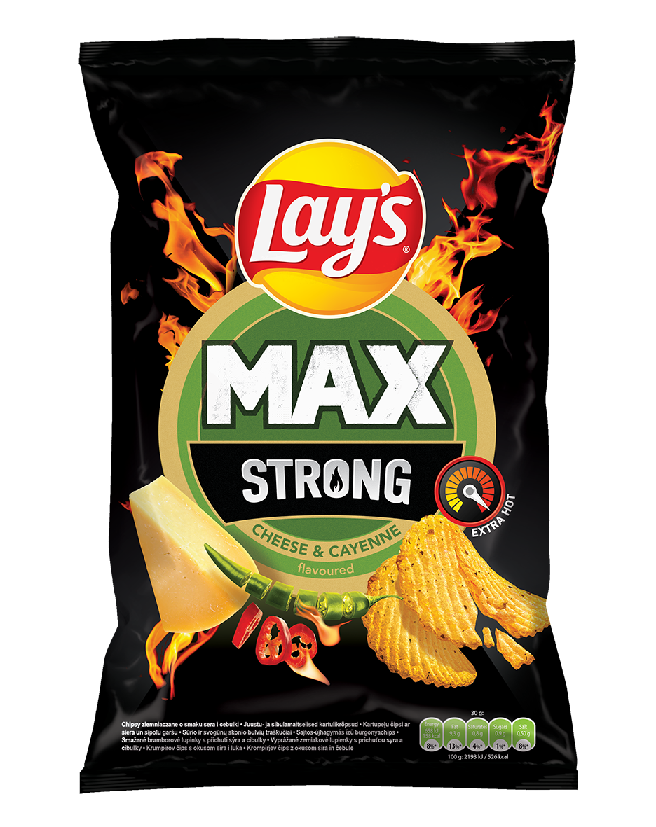 Lay’s Max Strong Cheese & Cayenne | Lays Poland Lay’s Max Strong Cheese & Cayenne | Lays Poland